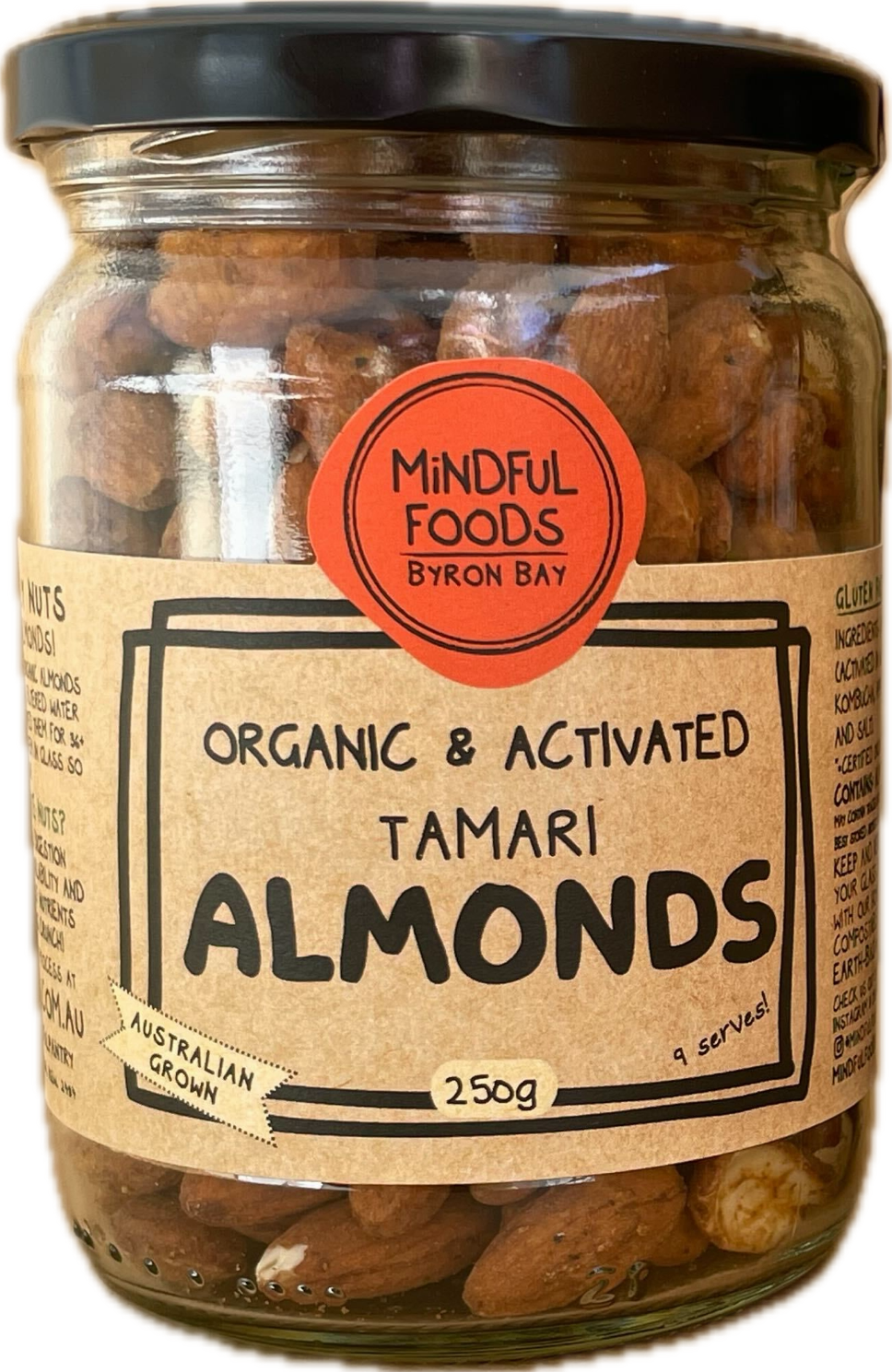 Tamari Almonds - Organic & Activated – Mindful Foods