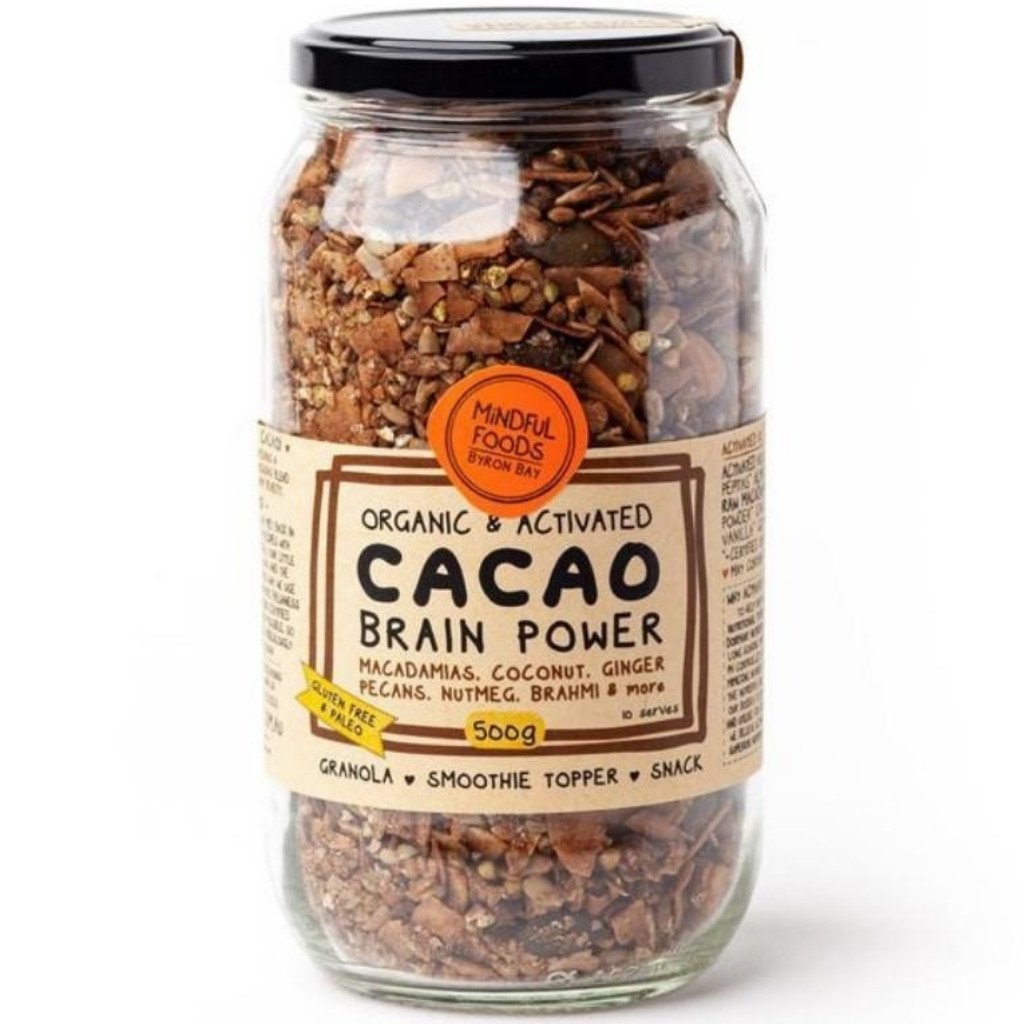 Cacao Snack Australia | Cacao Brain Power Granola Organic & Activated ...